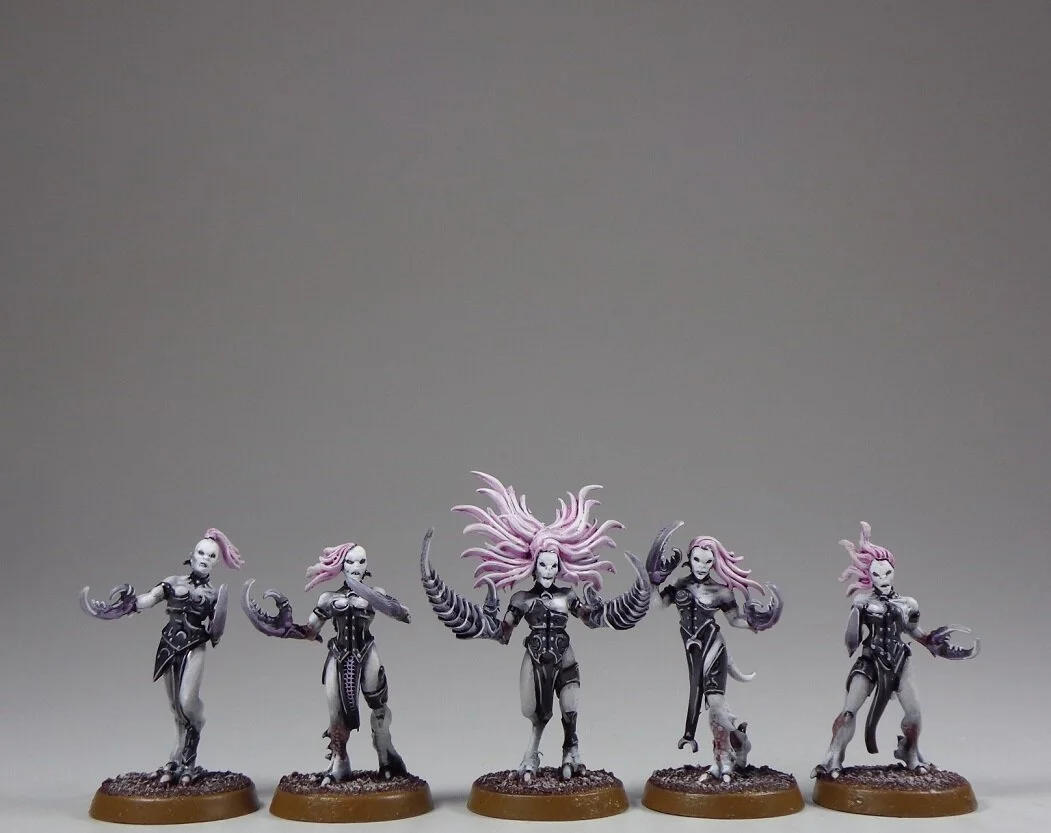 Slaanesh Daemons, Painted to Our Highest Quality — Paintedfigs ...