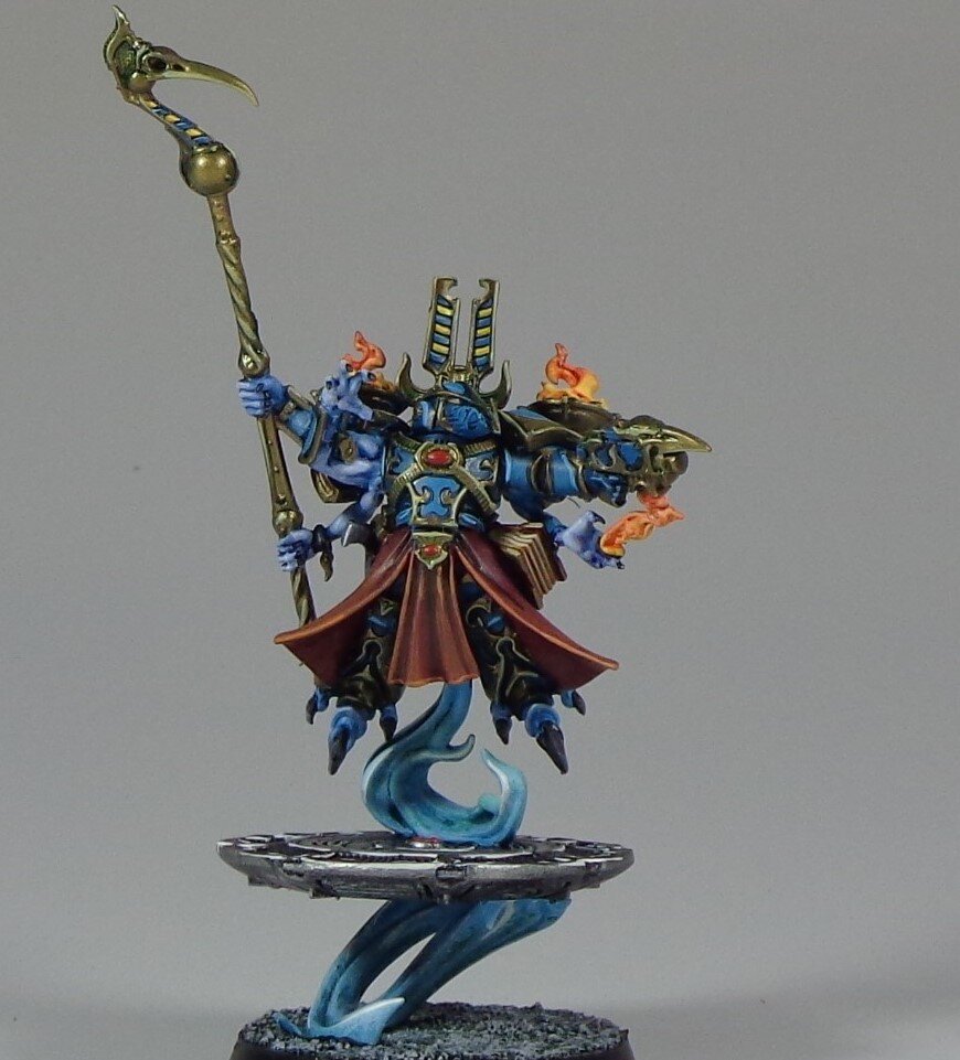 Turquoise Thousand Sons! — Paintedfigs Miniature Painting Service