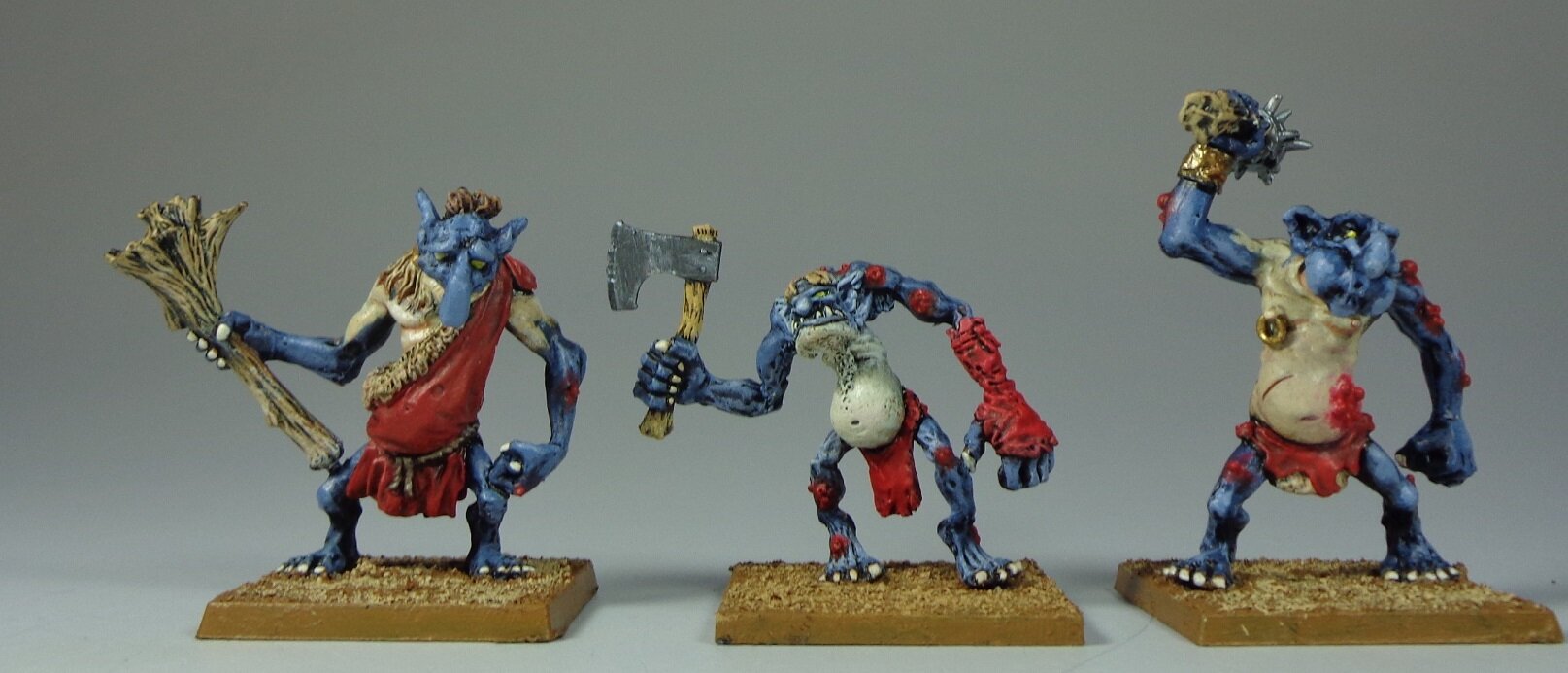 Painting Classic Warhammer Chaos Trolls — Paintedfigs Miniature ...