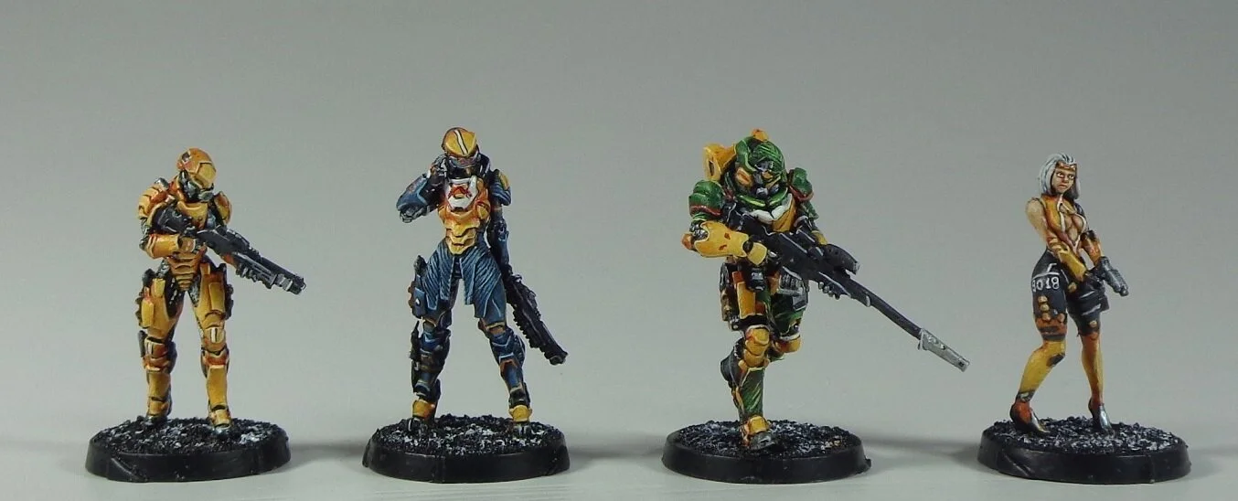 Infinity Wargame Miniature Painting Service — Paintedfigs Miniature ...
