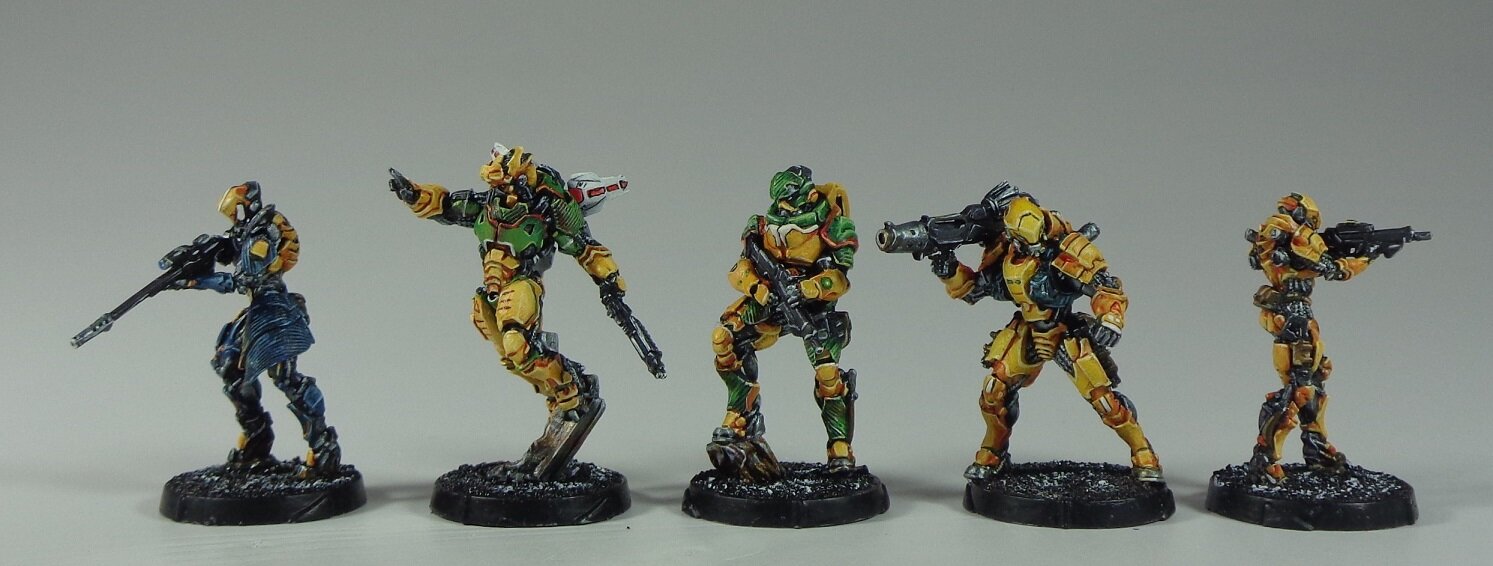 Infinity Wargame Miniature Painting Service — Paintedfigs Miniature ...