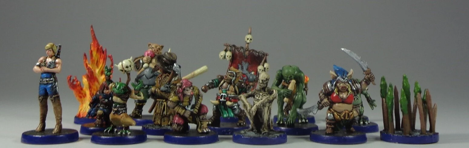 Kickstarter Board Game Miniatures : AltarQuest Painted to Standard ...