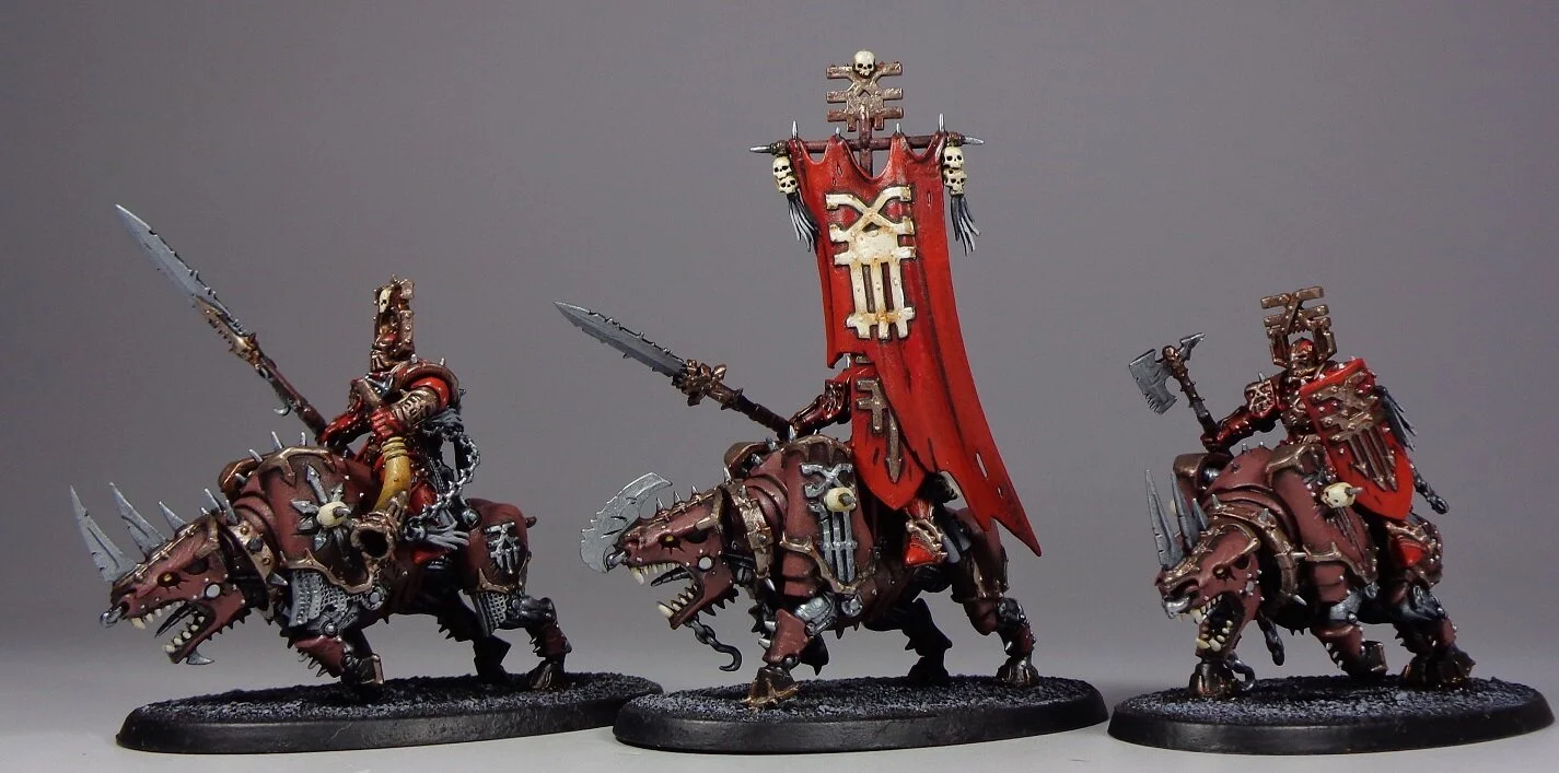 Painting a Khorne Bloodbound Army (Standard Quality) — Paintedfigs ...