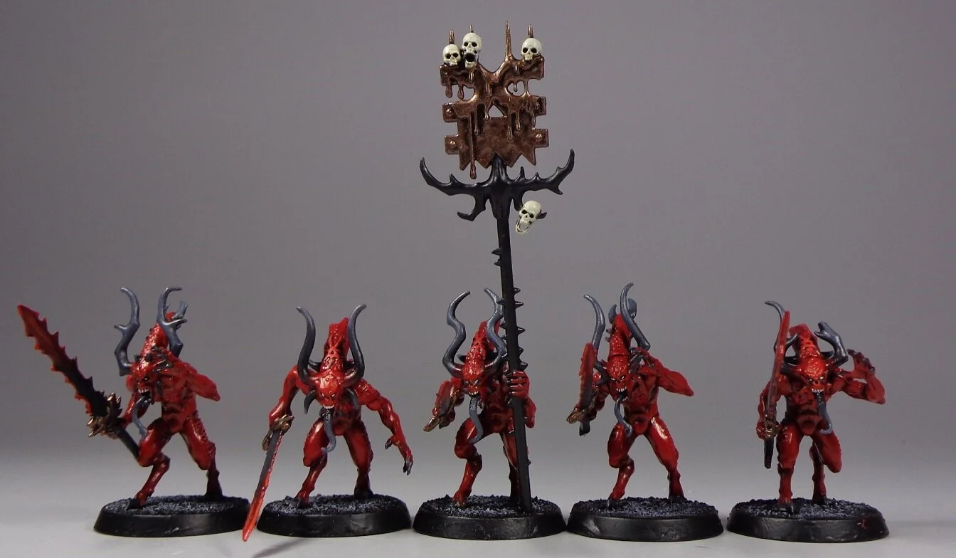 Painting a Khorne Bloodbound Army (Standard Quality) — Paintedfigs ...