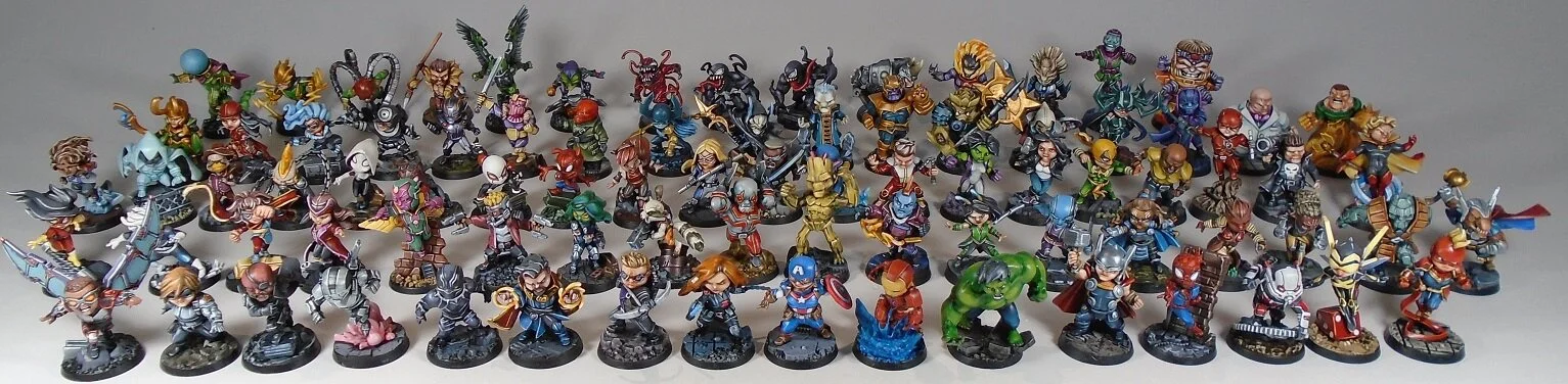 Marvel United Miniature Painting Service — Paintedfigs Miniature ...