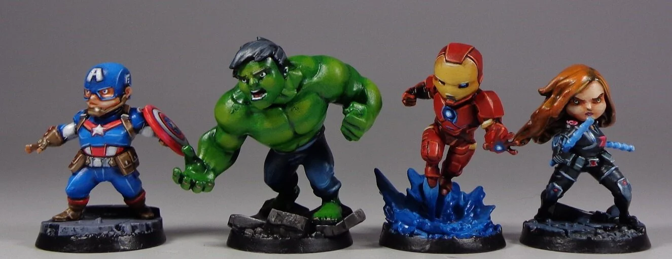 Marvel United Miniature Painting Service — Paintedfigs Miniature ...
