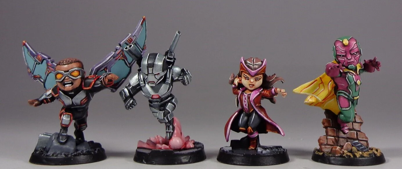 Marvel United Miniature Painting Service — Paintedfigs Miniature ...