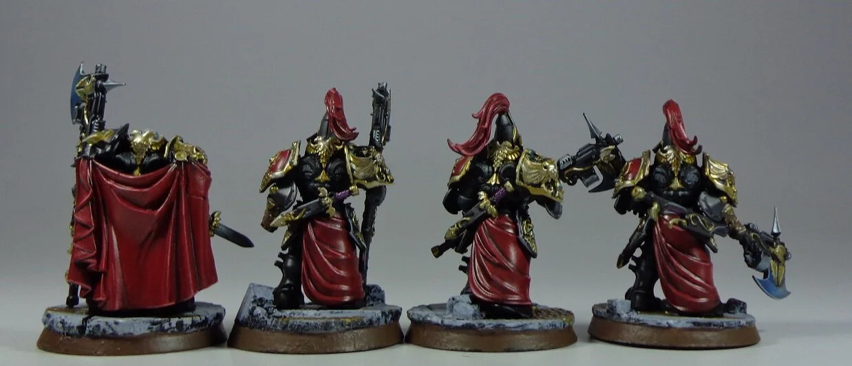 Black Adeptus Custodes - 40k Miniature Painting Service — Paintedfigs ...