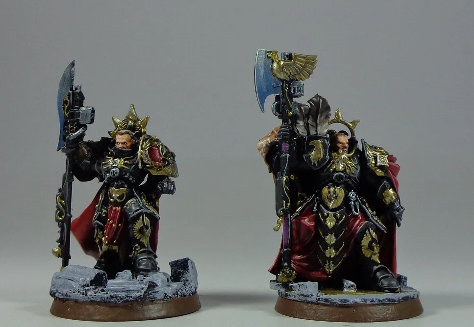 Black Adeptus Custodes - 40k Miniature Painting Service — Paintedfigs ...