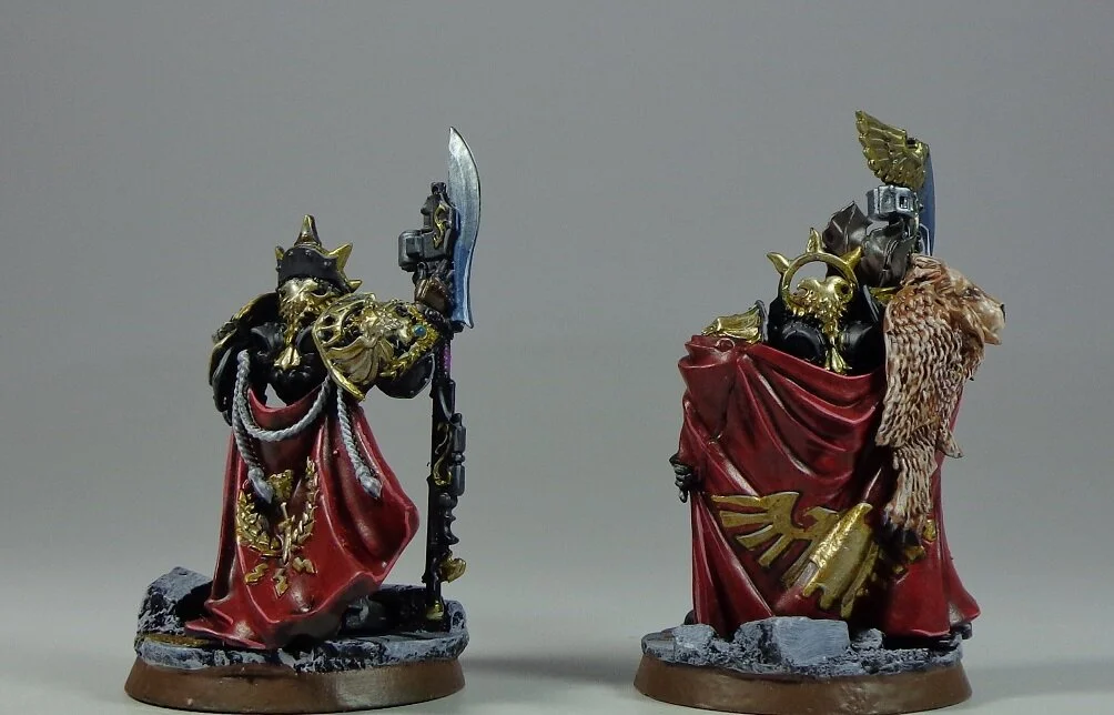 Black Adeptus Custodes - 40k Miniature Painting Service — Paintedfigs ...
