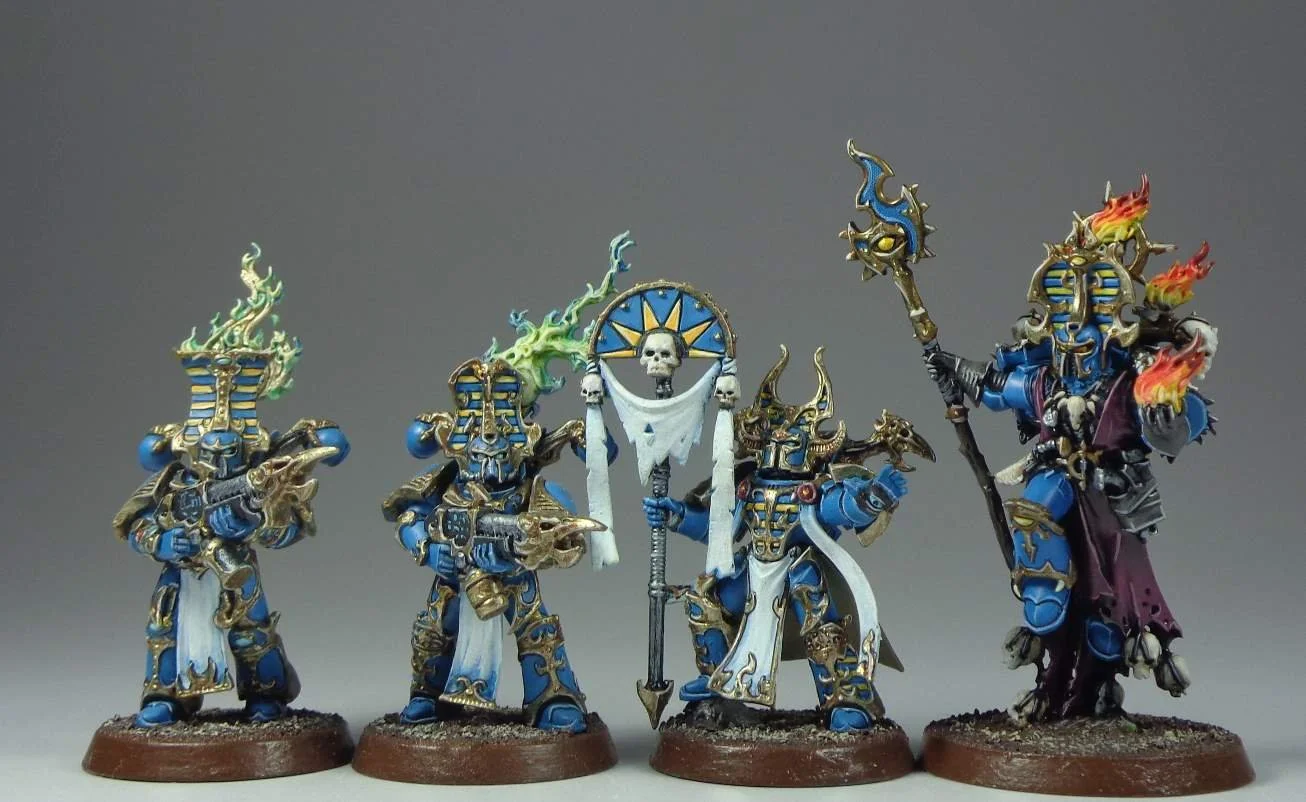 Thousand Sons 40k Warhammer 40K Tzeentch Tzaangors – 5 Miniatures On ...