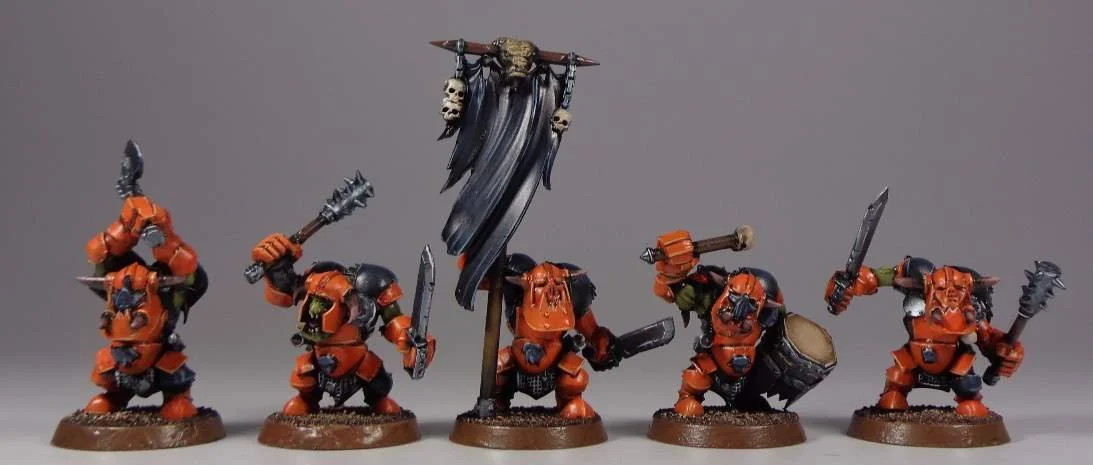 Orange Orruks for Age of Sigmar — Paintedfigs Miniature Painting Service