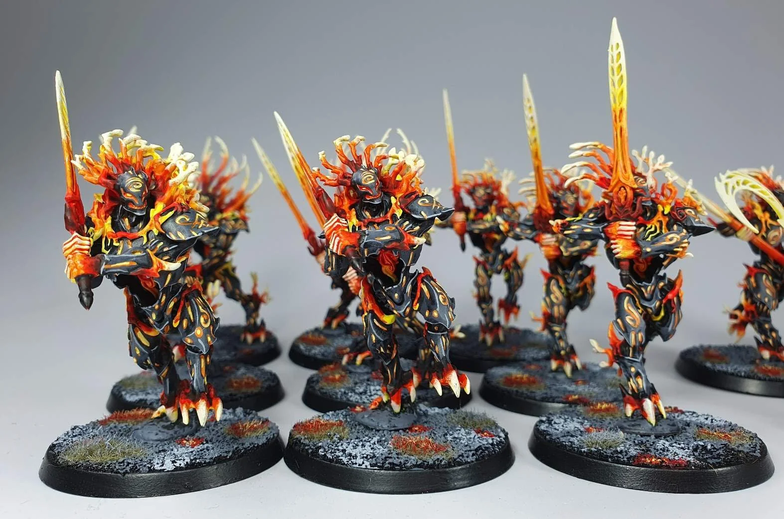 Syvlaneth on Fire: An Age of Sigmar Painting Commission — Paintedfigs ...