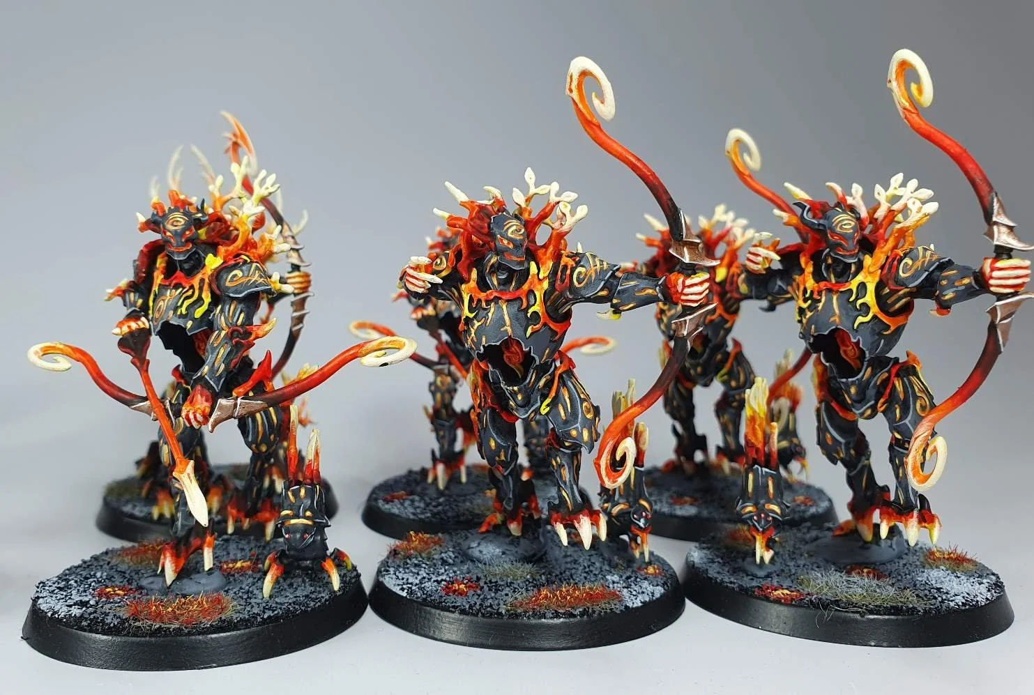 Syvlaneth on Fire: An Age of Sigmar Painting Commission — Paintedfigs ...