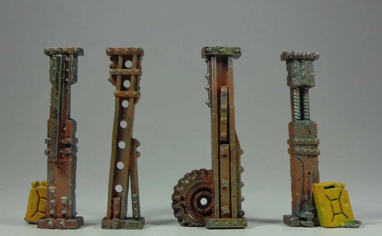 Heavy Weathering: Oil Washes, Oil Splashes, and Weathering Pigment ...