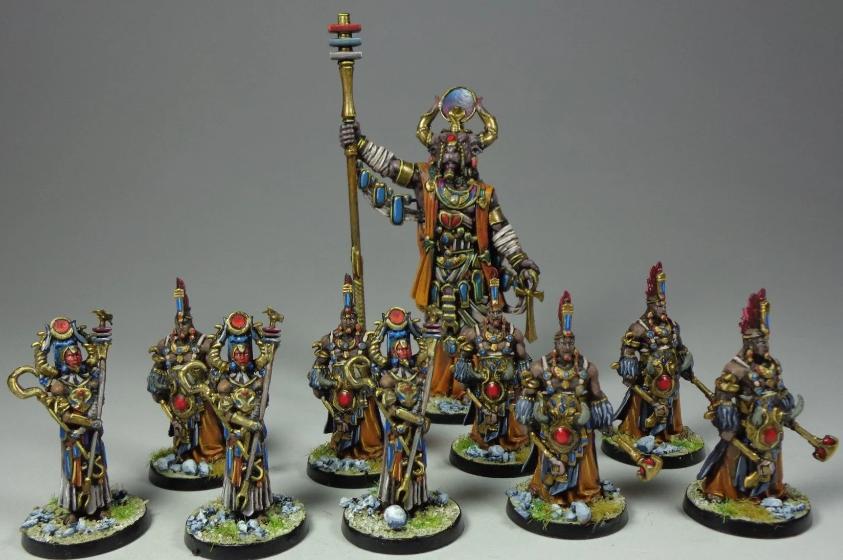 Painting CMON’s Ankh Board Game — Paintedfigs Miniature Painting Service