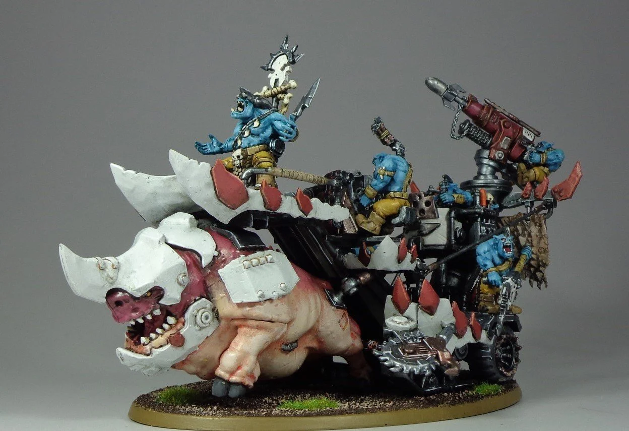 Blue Space Orks! Painting Heresy… — Paintedfigs Miniature Painting Service