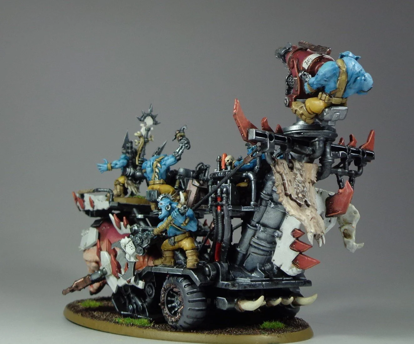Blue Space Orks! Painting Heresy… — Paintedfigs Miniature Painting Service