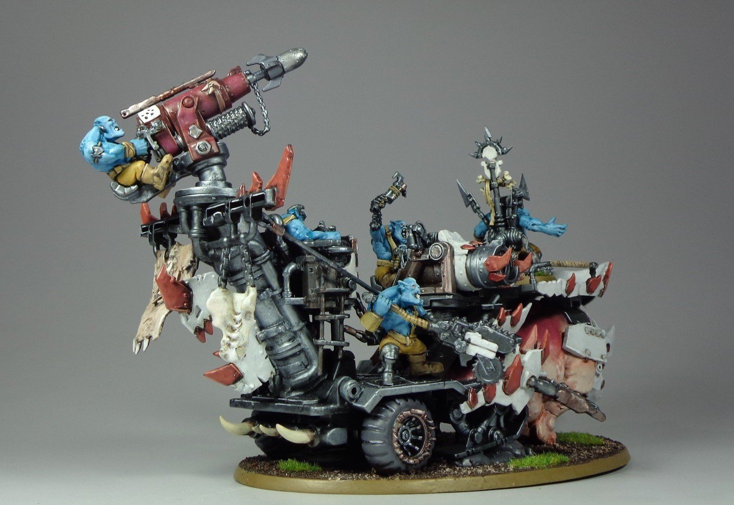 Blue Space Orks! Painting Heresy… — Paintedfigs Miniature Painting Service