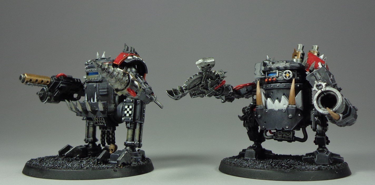 Painting Goff Space Orks at Showcase — Paintedfigs Miniature Painting ...