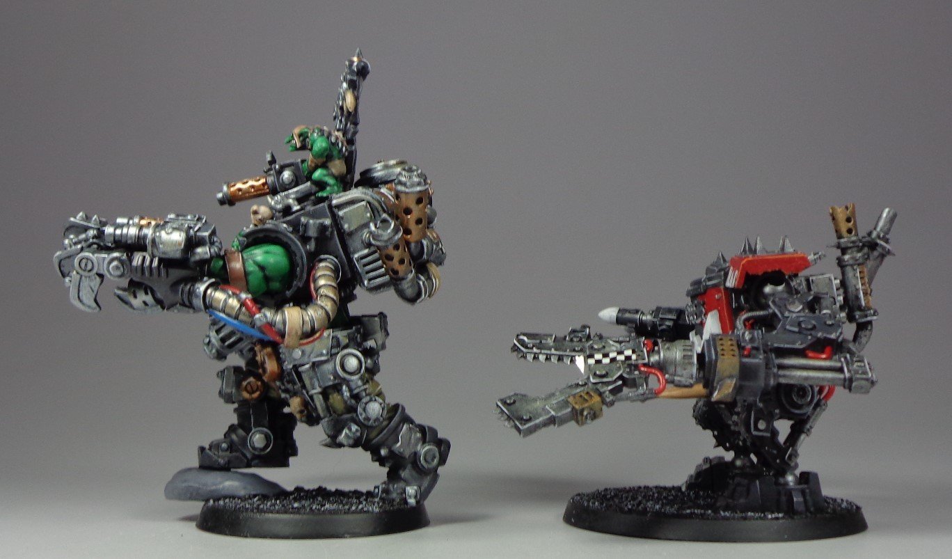 Painting Goff Space Orks at Showcase — Paintedfigs Miniature Painting ...