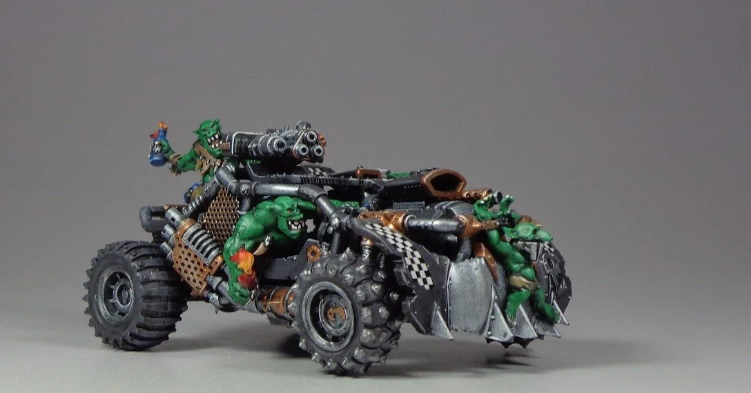 Painting Goff Space Orks at Showcase — Paintedfigs Miniature Painting ...