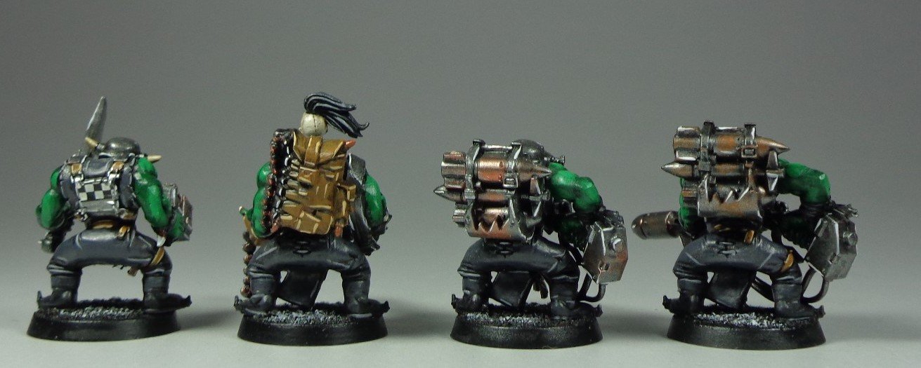 Painting Goff Space Orks at Showcase — Paintedfigs Miniature Painting ...