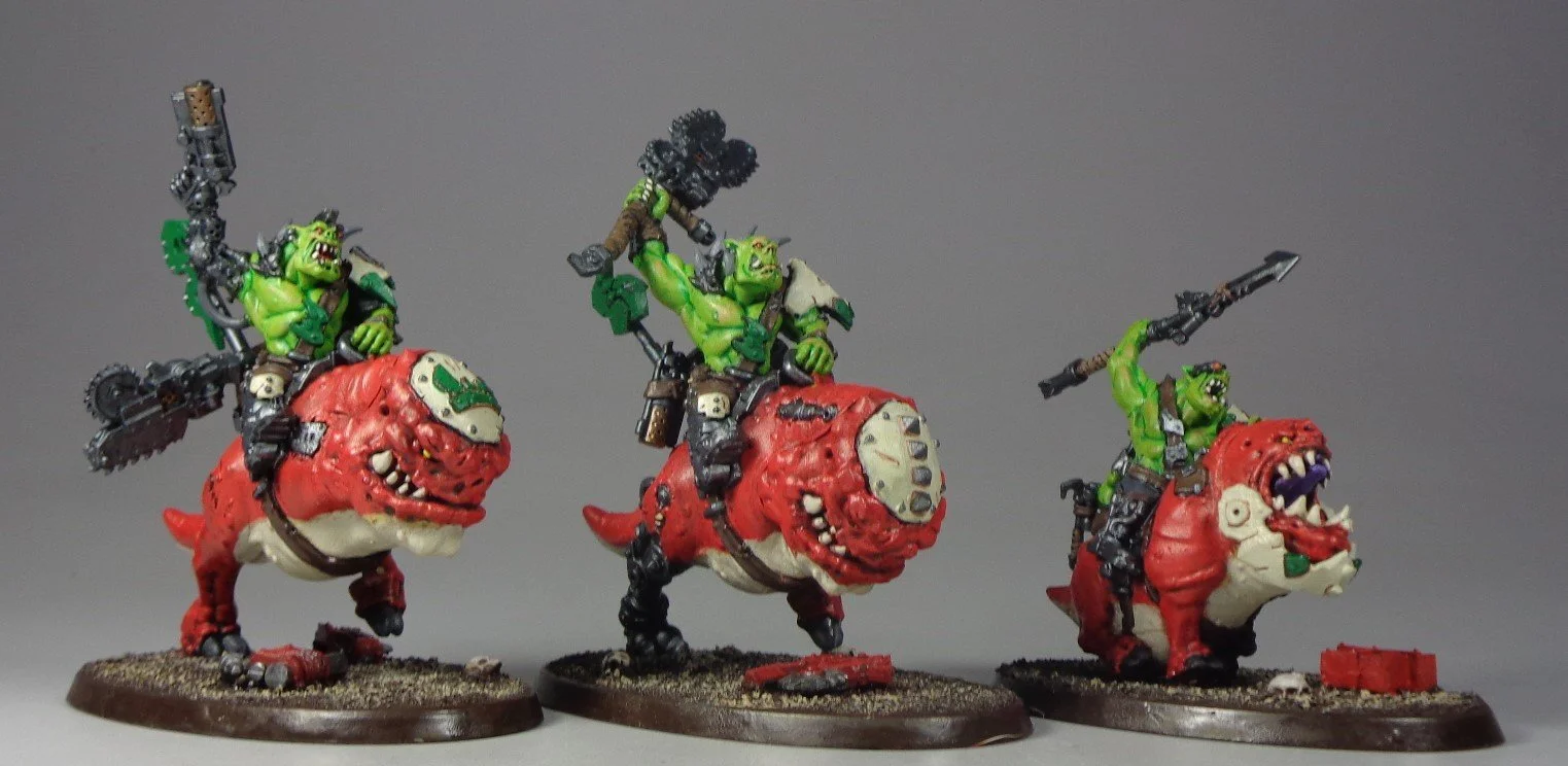 Painting some Bright Green Warhammer 40k Space Orks — Paintedfigs ...
