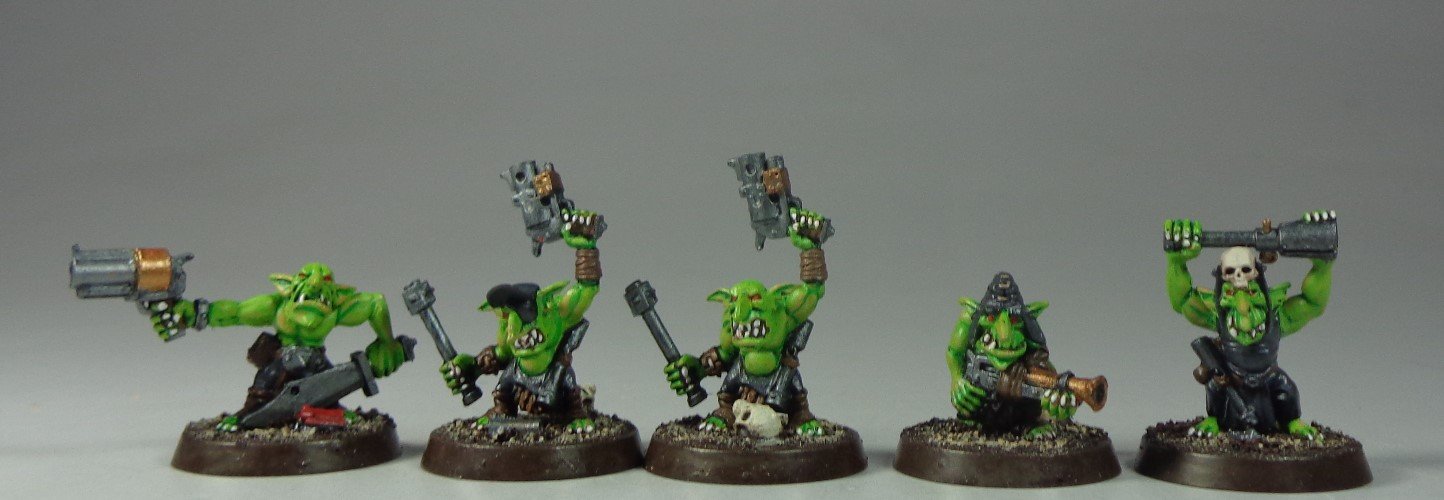Painting some Bright Green Warhammer 40k Space Orks — Paintedfigs ...