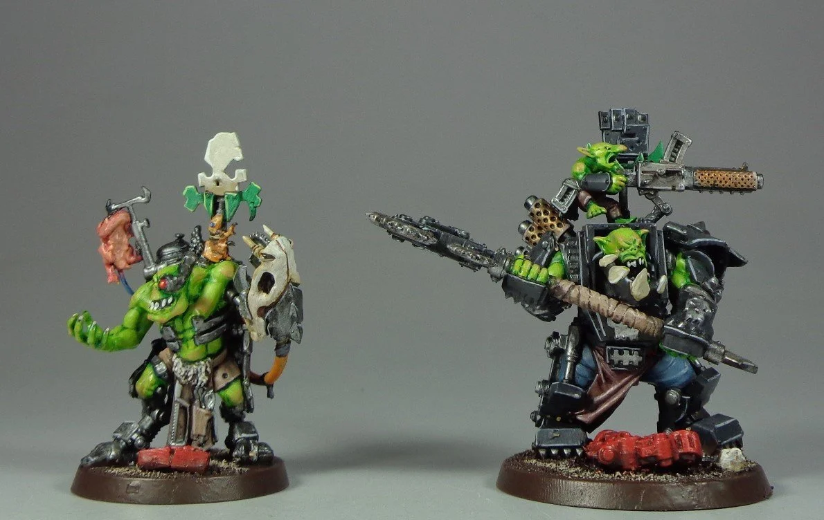 Painting some Bright Green Warhammer 40k Space Orks — Paintedfigs ...
