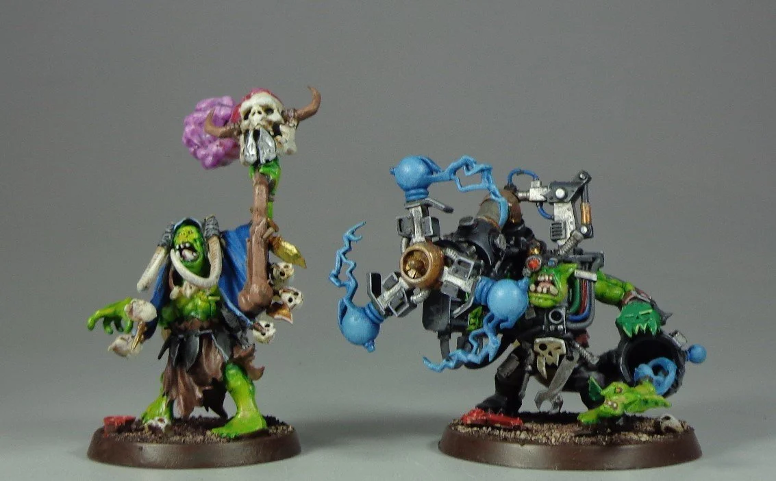 Painting some Bright Green Warhammer 40k Space Orks — Paintedfigs ...