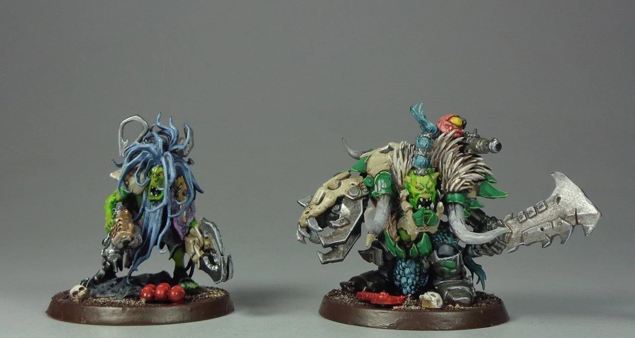 Painting some Bright Green Warhammer 40k Space Orks — Paintedfigs ...