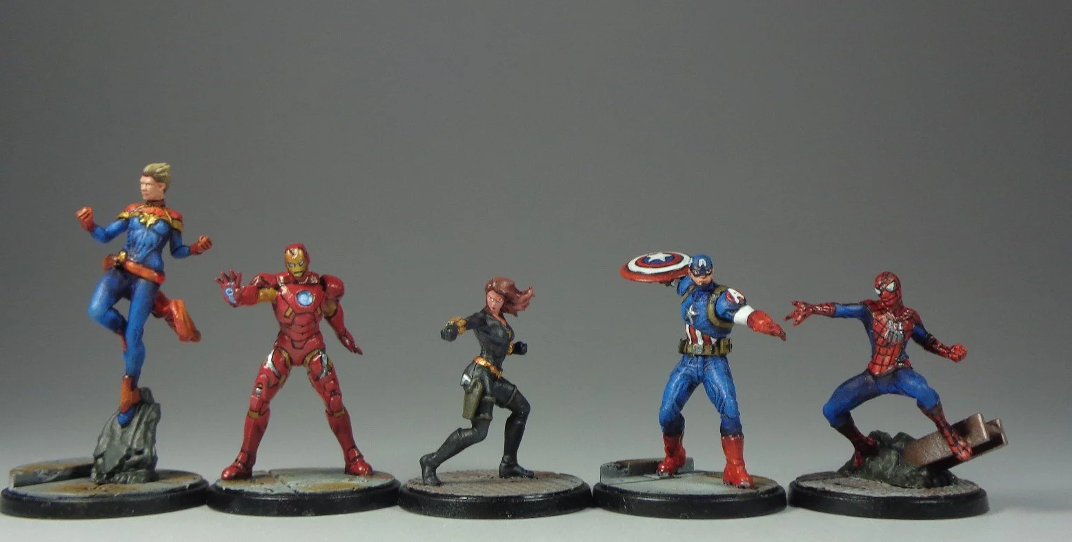 Painting Marvel Crisis Protocol at Standard Quality — Paintedfigs ...