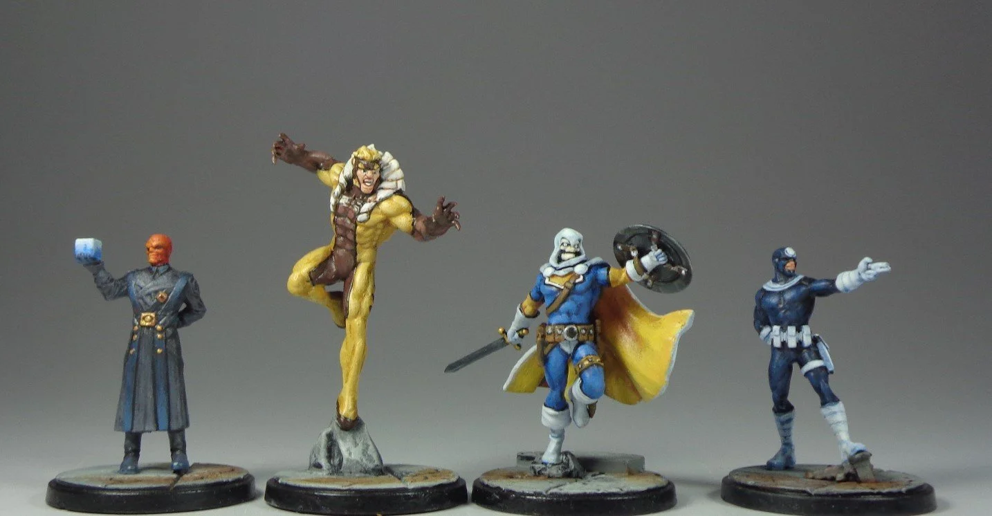 Painting Marvel Crisis Protocol at Standard Quality — Paintedfigs ...