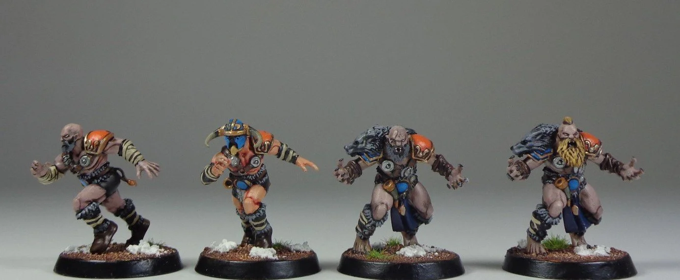 Painting the Norse Blood Bowl Team to Standard Quality — Paintedfigs ...