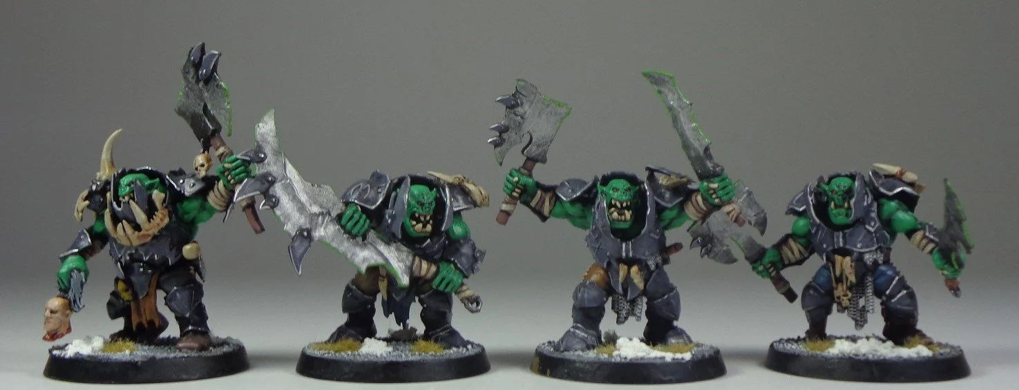 Some Age of Sigmar Orruks — Paintedfigs Miniature Painting Service