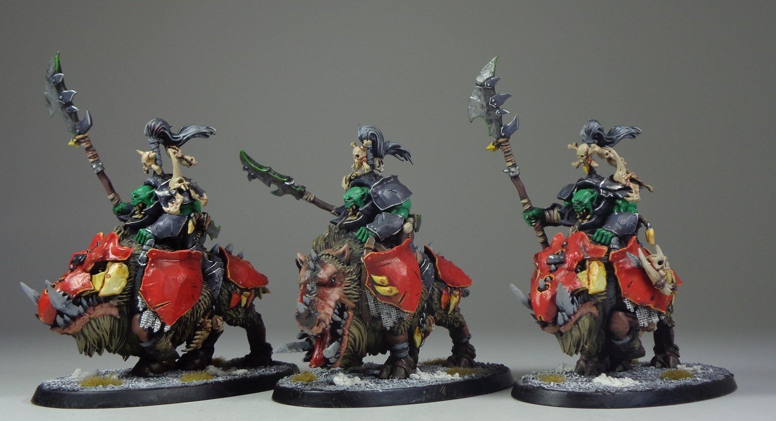 Some Age of Sigmar Orruks — Paintedfigs Miniature Painting Service