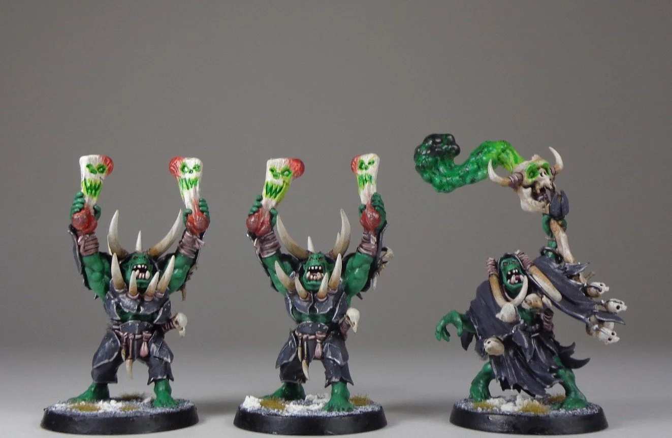 Some Age of Sigmar Orruks — Paintedfigs Miniature Painting Service