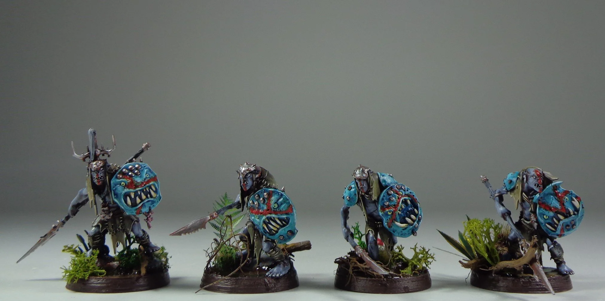 A Kruleboyz Army with Marshy Basing — Paintedfigs Miniature Painting ...