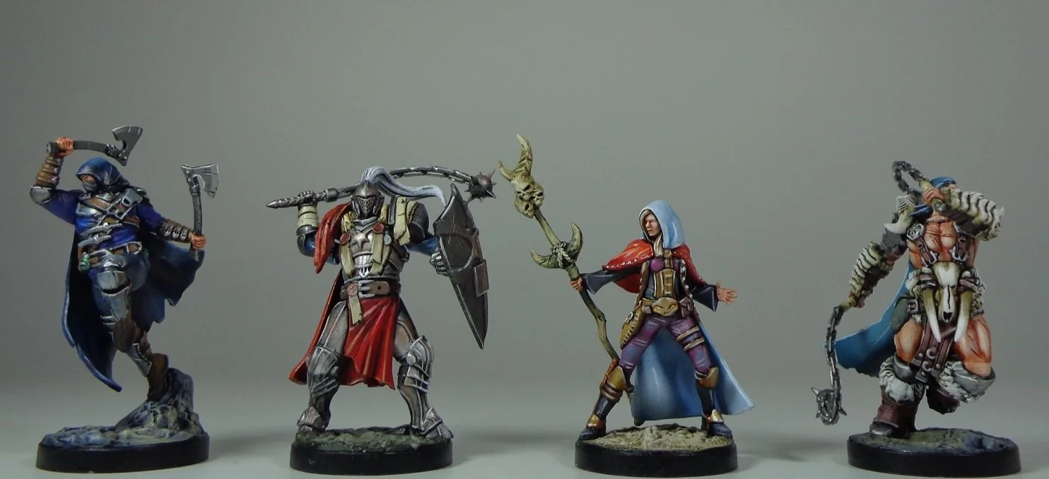 Painting the Kickstarter Board Game Oathsworn — Paintedfigs Miniature ...