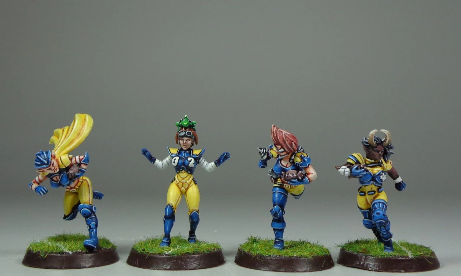 Painting Some Punga Blood Bowl Miniatures — Paintedfigs Miniature ...