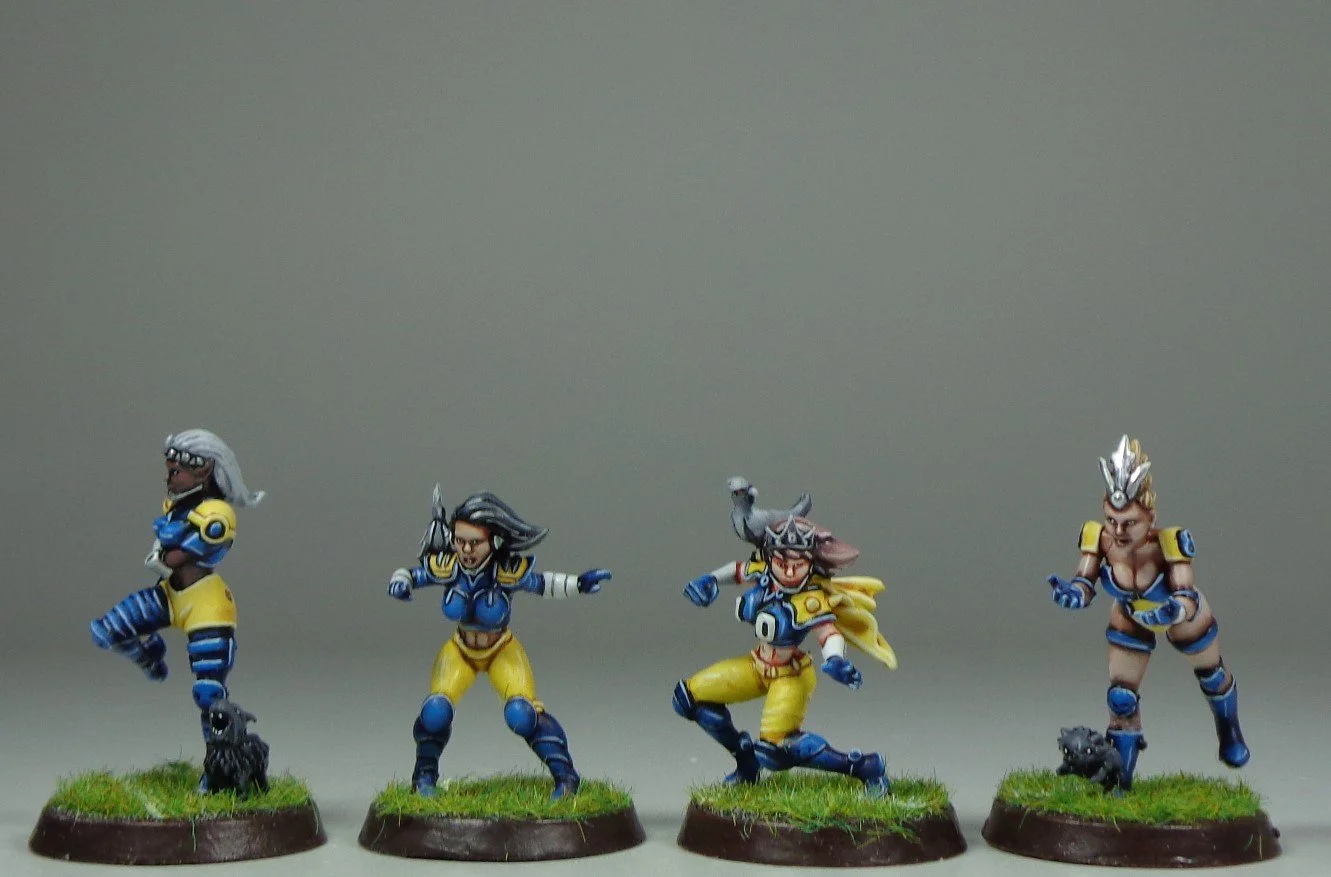 Painting Some Punga Blood Bowl Miniatures — Paintedfigs Miniature ...