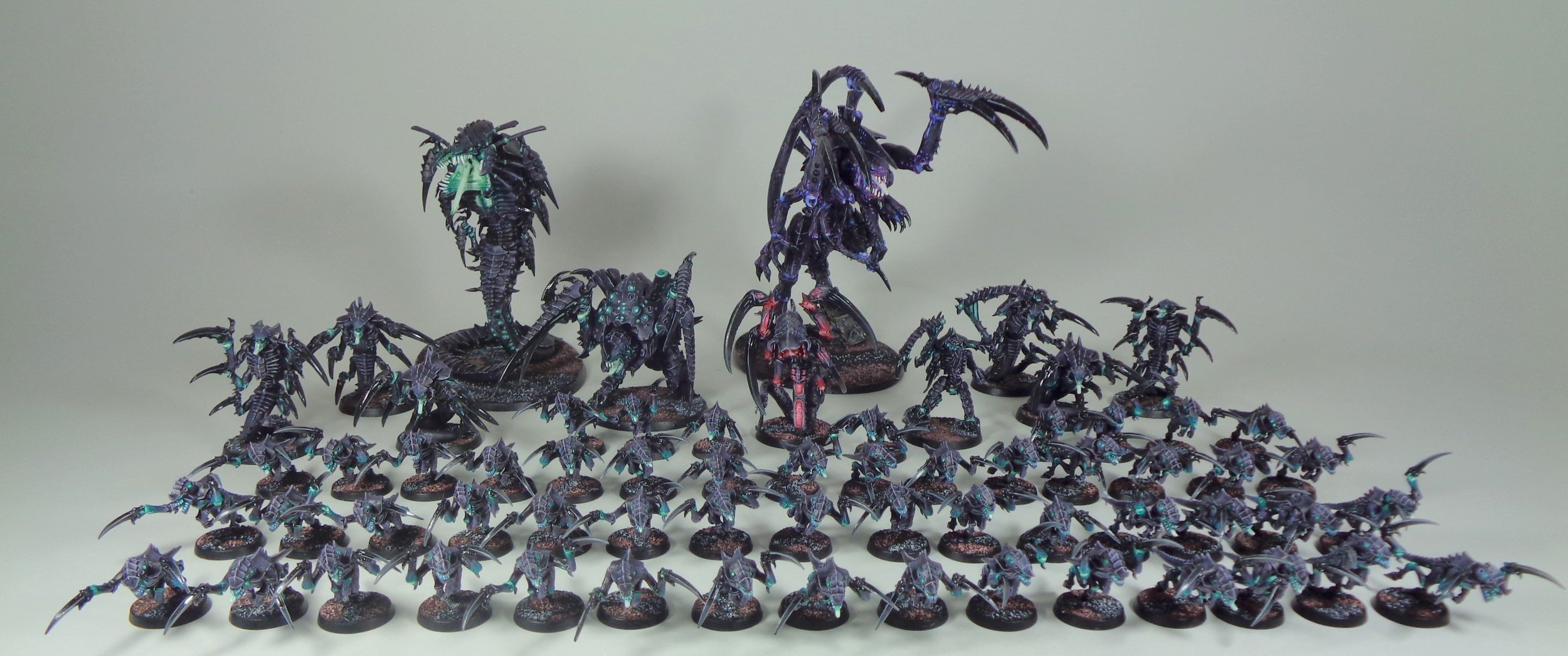 Warhammer Tyranid Army Tyranids Army Squad Zerg Style Superbly