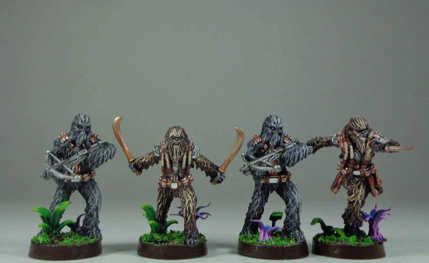 Alien Jungle Basing with 3D Printed Plants — Paintedfigs Miniature ...