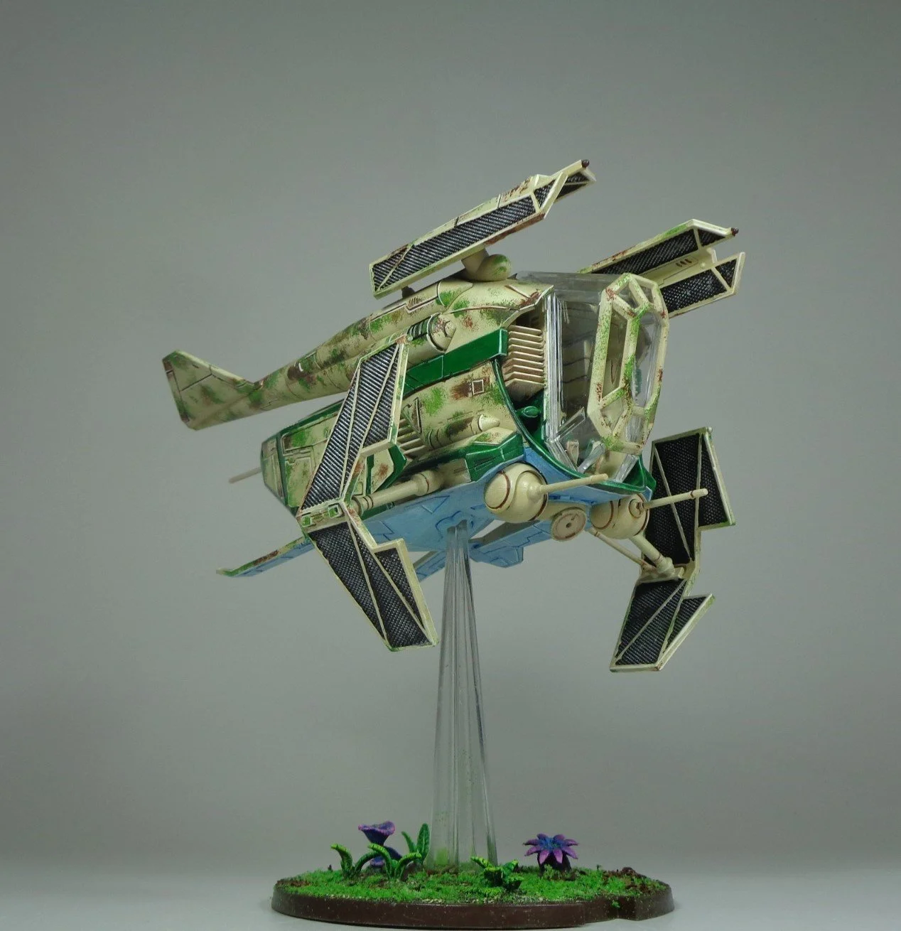 Alien Jungle Basing with 3D Printed Plants — Paintedfigs Miniature ...