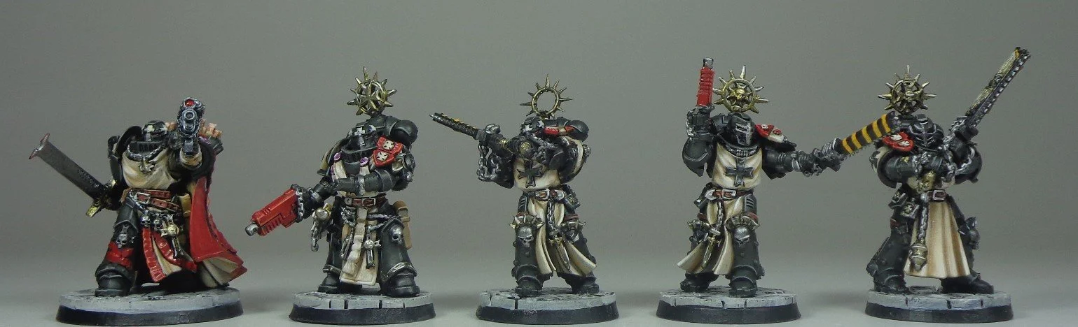 Painting Black Templar Crusaders (At Last!) — Paintedfigs Miniature ...