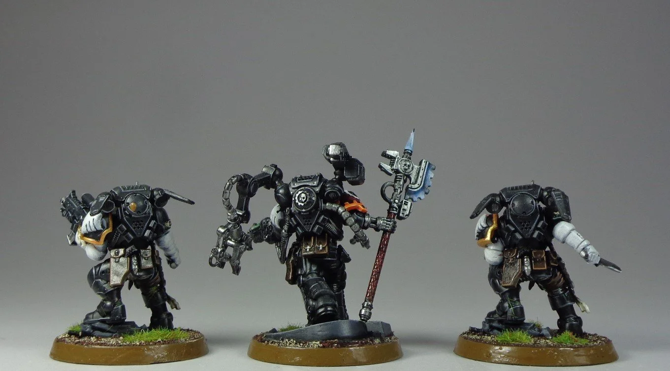 Painted Some Raven Guard Space Marines for 40k — Paintedfigs Miniature ...
