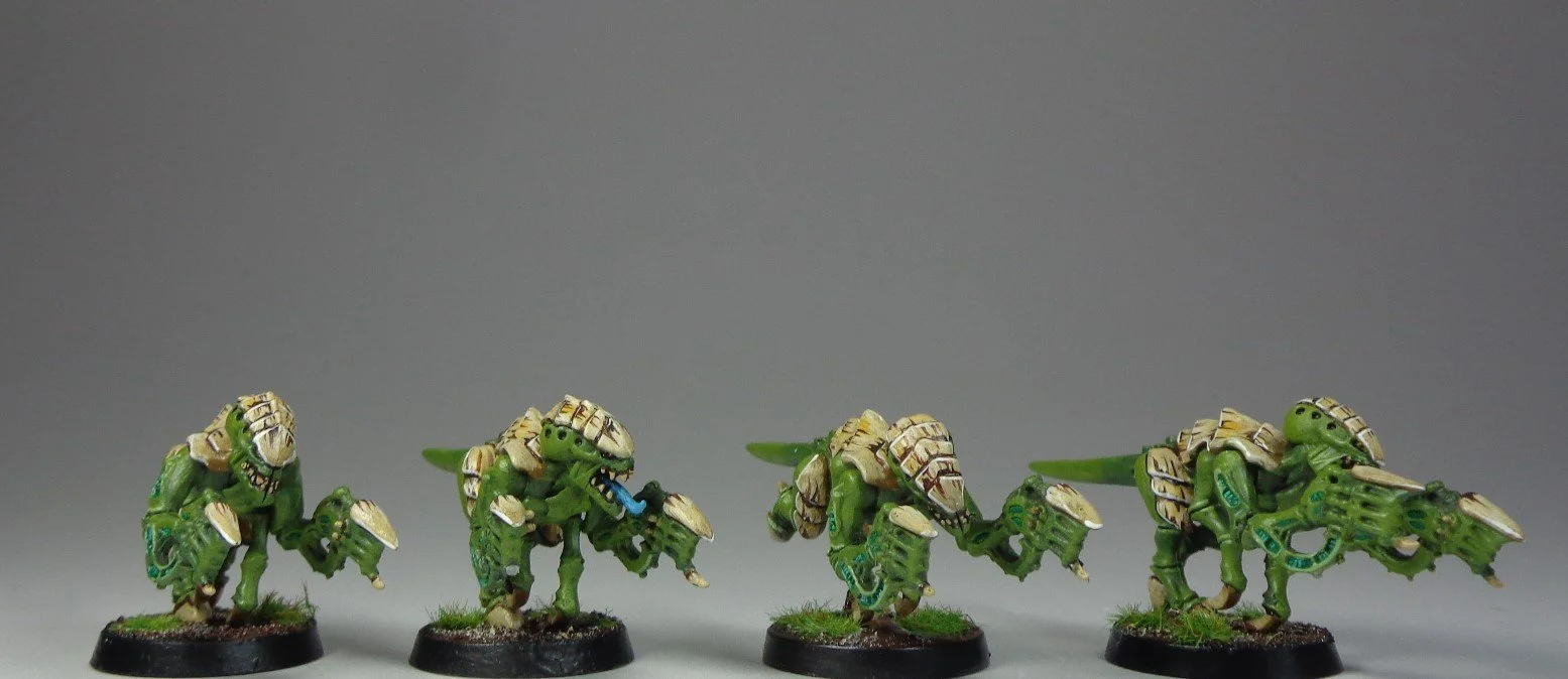 Some Bone-Shelled Tyranids for 40k — Paintedfigs Miniature Painting Service