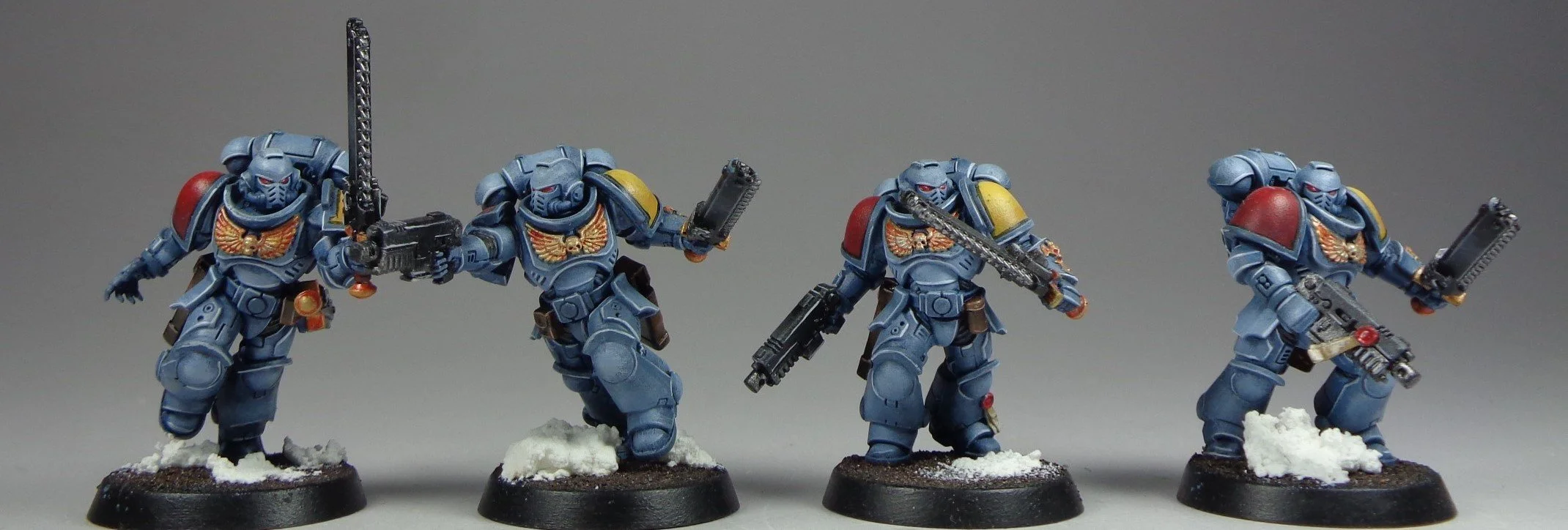Painting some Straight Up Space Wolves — Paintedfigs Miniature Painting ...
