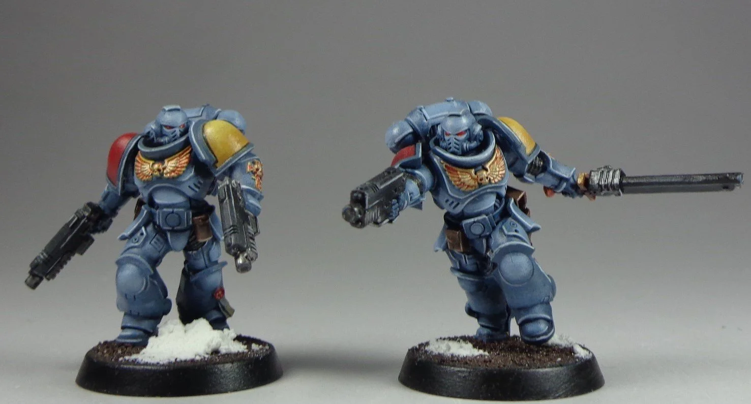 Painting some Straight Up Space Wolves — Paintedfigs Miniature Painting ...